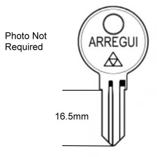 Arregui Post Box Keys